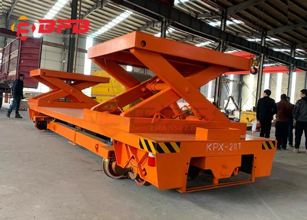 Roller Transfer Heavy Duty Transport Trolley 20T With Lifting System