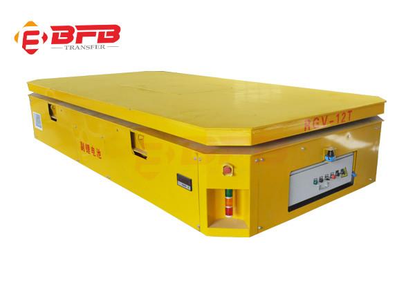 10 Ton RGV Rail Guided Automated Vehicle For Steel Pallet Handling