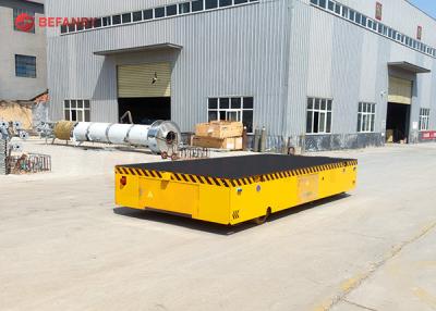 China 25 Ton Transport Coil Cart Trackless en piso del cemento en venta