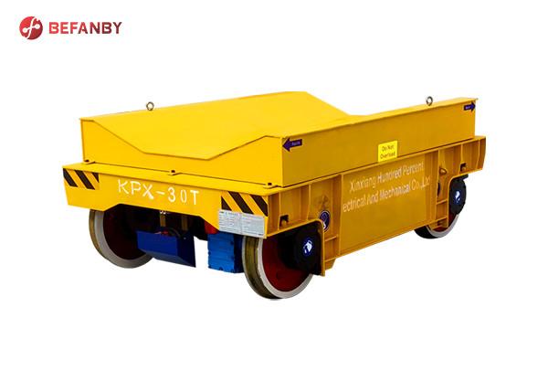 Carretilla industrial del carril de la batería para la transferencia del tubo