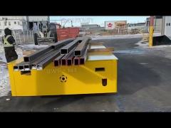 Factory Trackless Steerable Transfer Cart 10 Tons,Electric Motorized Material Transport trolley