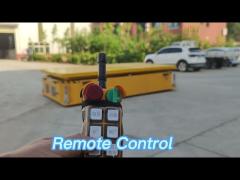 30 Ton Electric Remote Control Cart,Multi-directional Steerable Transfer Trolley