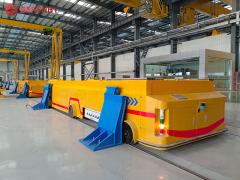 Carro Steerable elétrico do trilho dos moldes do móbil da maquinaria