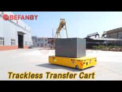 Platform Trackless Transfer Cart 5T Steerable Wireless Omnidirectional