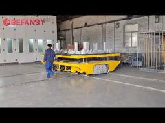 1-500 chariot de transfert de rail de machines lourdes de tonne avec l'avertisseur acoustique
