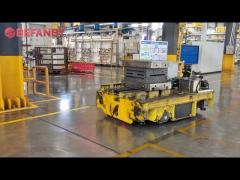 7 ton pu-wiel tracksloze overdrachtskar met batterij