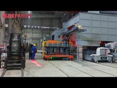 Carrinho de trilho de bateria de lítio para veículo guiado automaticamente RGV 5 toneladas