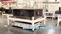 Customized QR Code Navigation Automatic Guided Vehicle,6 Ton Capacity Trackless Transfer Carts