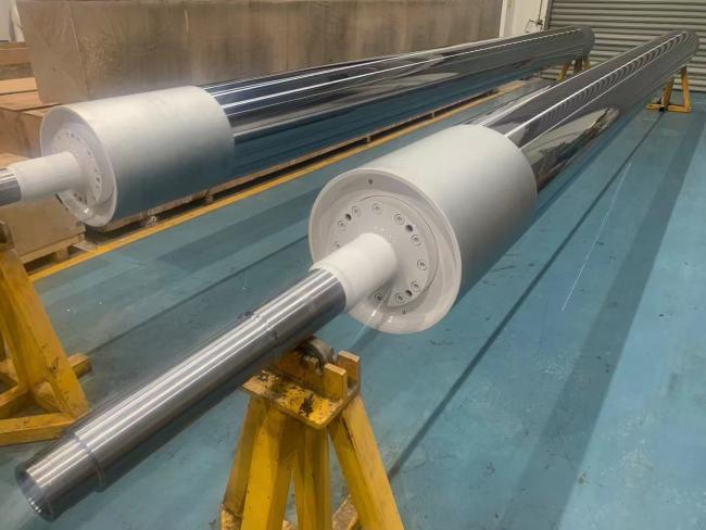 Double Shell Structure Cooling Roller Chrome Coating BOPP