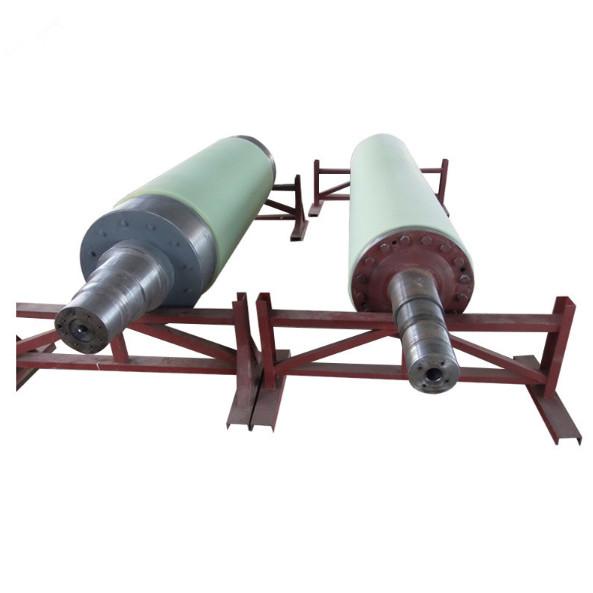 Quality Paper Making Line Soft Calendar Roller With Rubber Cover Improve Paper for sale