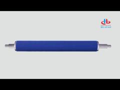 Linee di pellicola di plastica biassiale MDO Nip Roller Roller rivestiti di gomma di silicio