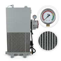 Quality CONCRETE MIXER COOLER IN 24L HYDRAULIC OIL COOLER WITH 12/24V FAN FOR CONSTRUCTI for sale