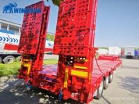 Quality Manufacturer 3 4 5 Axles Gooseneck Excavator Vehicle Car Carrier Building for sale