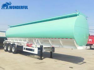 China High Quality 3 4 Axles Easy Loading Aluminum Tool Box Diesel Oil Accessories Compartment Van Type Sale Enclosed Water Gallon Liquid Fuel Tanker for sale