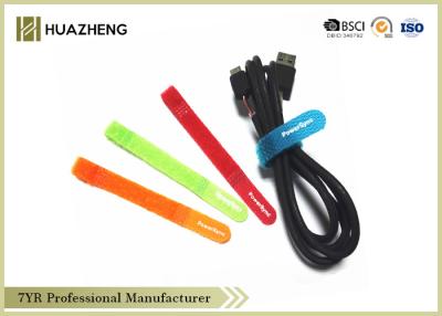China SGS ROHS del gancho multicolor del alambre y de la impresión del logotipo de las bridas de plástico del lazo en venta