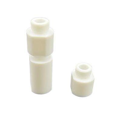Cina Resistenza all'usura allo stampaggio Parti in PTFE in plastica CNC riempite di carbonio per la tornitura pura in vendita