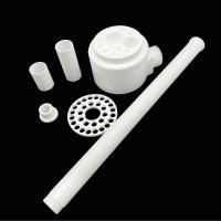 China Solid White Custom Color Compound Machine Seal PTFE Machining Parts Coated for sale