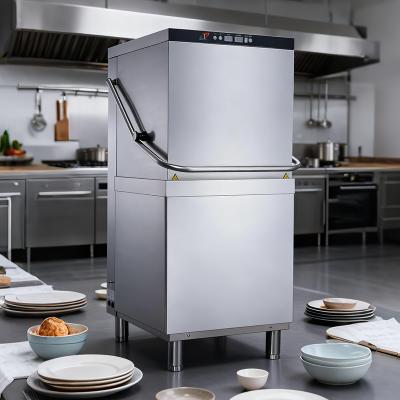 China Flight Type Stainless Steel Commercial Sterilizer Dishwasher CE Certified With Fast Wash Cycle for sale