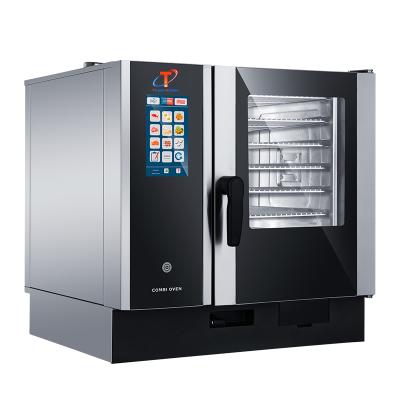 China Large Volume 6 Tray Combi Oven Hot Air Convection Oven With Menu Memory Function for sale