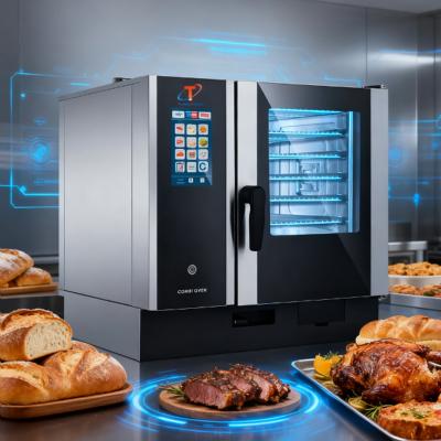 China Smart Control Commercial Electric Combi Oven 6 Layer Roasted Chicken Pizza For Restaurants for sale