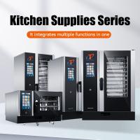 China Smart Touch Screen Steam Oven For Batch Processing , High Pressure Commercial Combi Oven for sale