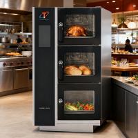 China Restaurant Hotel Kitchen Smart Combi Oven SUS304 Structure Multi Layer Loading for sale