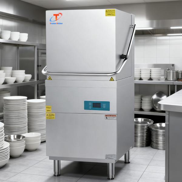 Quality Energy Saving Commercial Hood Type Dishwasher Rapid Wash Cycle Restaurant Dishwashing Equipment for sale
