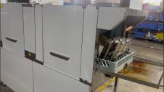 Commercial Conveyor Dishwasher, Fully Automatic Cleaning for Hotel Kitchens