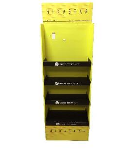 China Litho CMYK Custom Printed Display Boxes Clay Coated Paper Yellow for sale