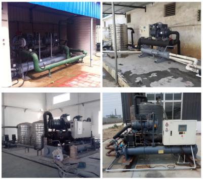 China Open Type Double Screw Water Cooled Chiller for Extrusion Molding for sale
