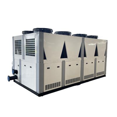 China -10 C 125 Kw Low Temperature Air Cooled Screw Chiller For Industrial Reaction Kettle Cooling for sale