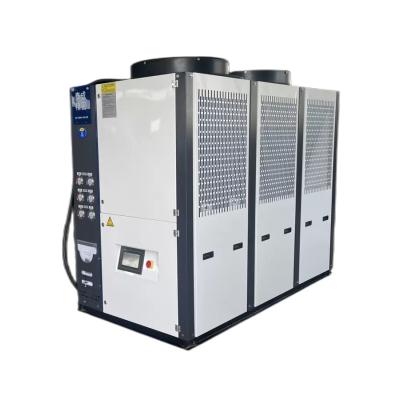 China Industrial 40HP CE Glycol Air Cooled Scroll Chiller Machine Four Compressor Circulating Air Cooler Chiller for sale