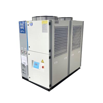 China Dairy Glycol Chilling Air Cooling Heat Exchanger Plate 20 HP Glycol Water Chiller For Milk Cooling for sale