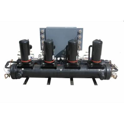 China Four Compressor System Free Design 50HP Water Cooled Scroll Water Chiller for sale