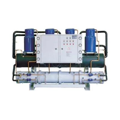 China Water Cooled Chiller Cooling Capacity 50 KW 100 KW 200 KW With Shell And Tube Condenser for sale