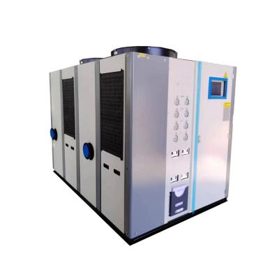 China Industrial Low Temperature Glycol Chiller with High Water Flow and Shell And Tube/Tank With Coil Condenser for sale