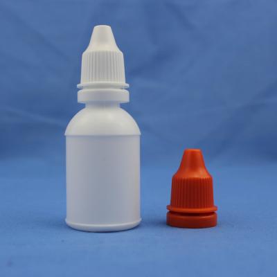 China New shape 20ml semitransparent Empty plastic Eye Liquid Dropper bottles for sale