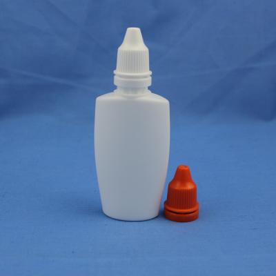 China New product 20ml  flat LDPE eye dropper bottle with tamper cap for sale