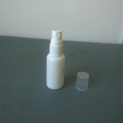 China 10ml white color plastic mist spray bottle made by raw materials for sale