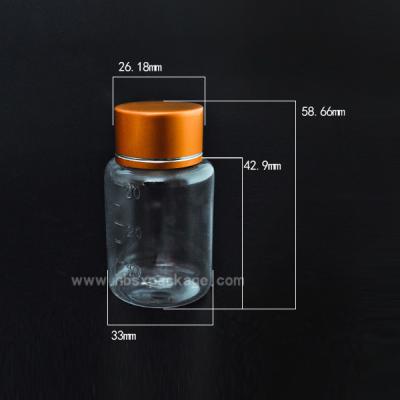 China 2016 new plastic  care and health food and pill bottles with tick marks from china for sale