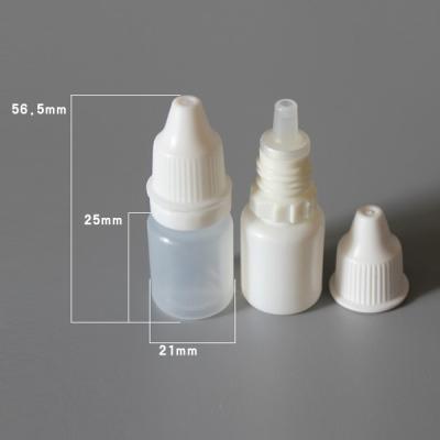 China 2016 5ml new  wholesale plastic sterile squeeze eye dropper bottle transpartent or as required for sale