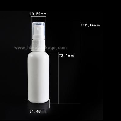 China 2016 50ml  HDPE PET no poison no ordor high quality spray bottle for sale