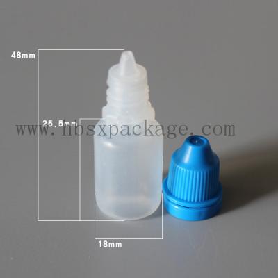 China 2016 new product 3ml plastic dropper bottle, LDPE eye reagent dropper bottle for sale