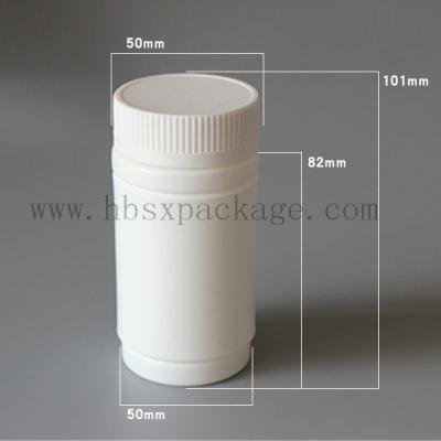 China 150g PET /PE Screw cap medical plastic bottles for pharmaceutical for sale