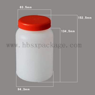 China 2016 new 900ml PET /PE Full Stock Fashional Plastic Medical Powder Bottles for sale