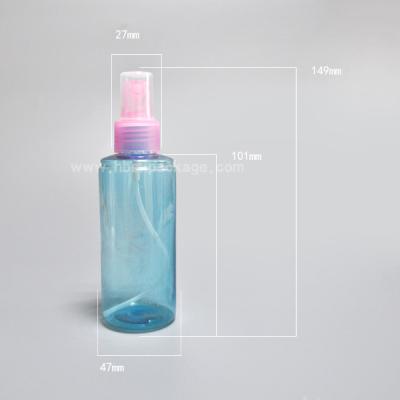 China Blue Red and amber recycled PET plastic bottles plastic spray bottle wholesale for sale
