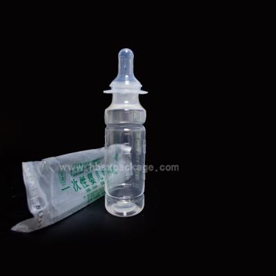 China 100ml plastic baby bottle Transparent  with high quality cheap price for sale