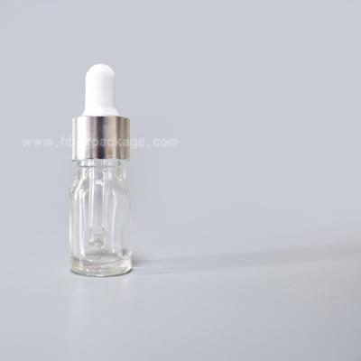 China 5ml glass clear dropper bottle for e vape oil essential oil from Hebei Shengxiang for sale