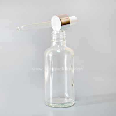 China Wholesale Custom 100ml clear glass essential oil bottle with pipette dropper  from Hebei Shengxiang for sale