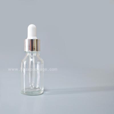 China SXT-03 30ml transparent essential oil Bottles empty glass bottles with button dropper pipette for sale